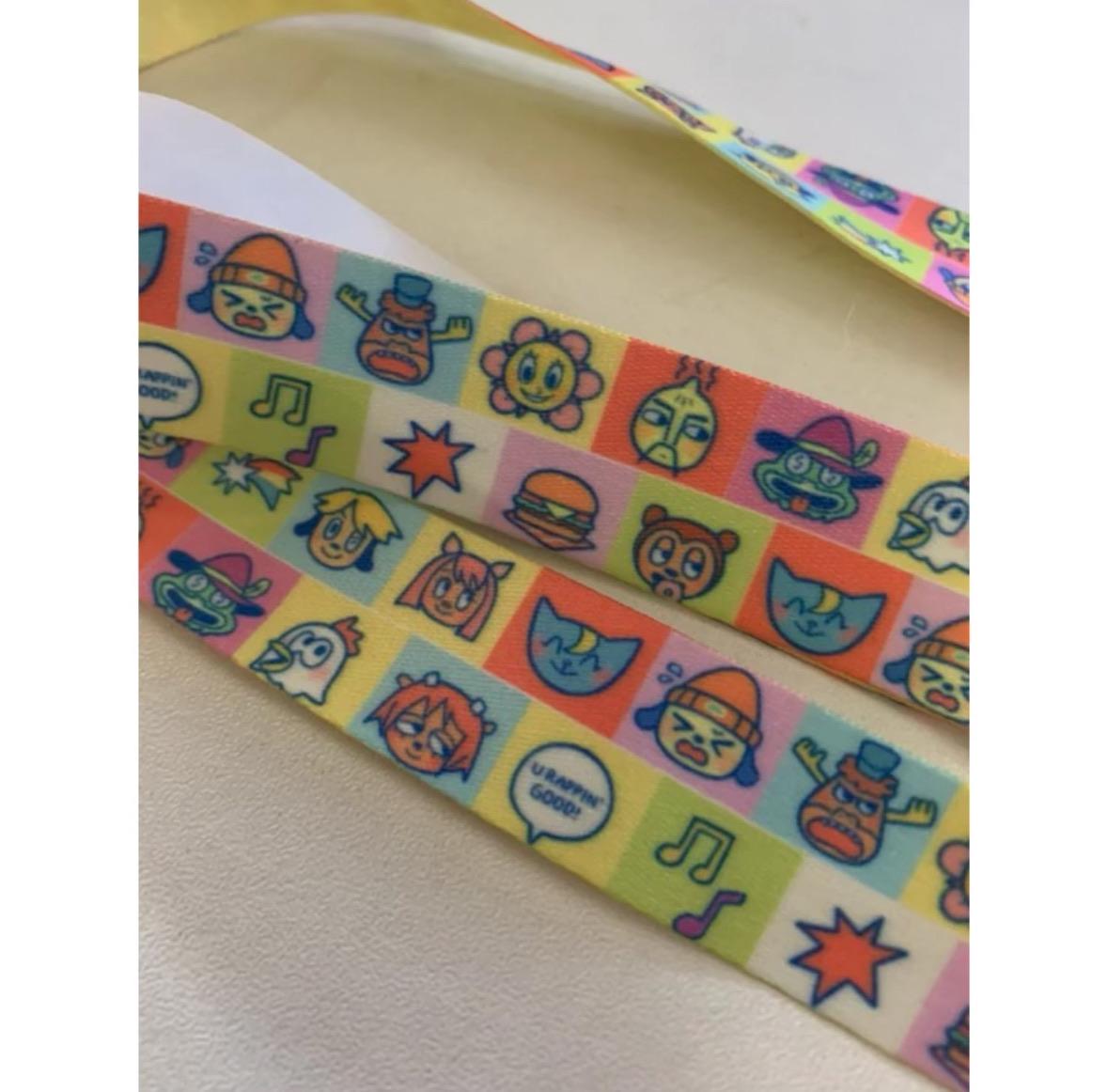 Parappa the Rapper Keychain and Lanyard, Gift Set Video Game Fan Gift ...