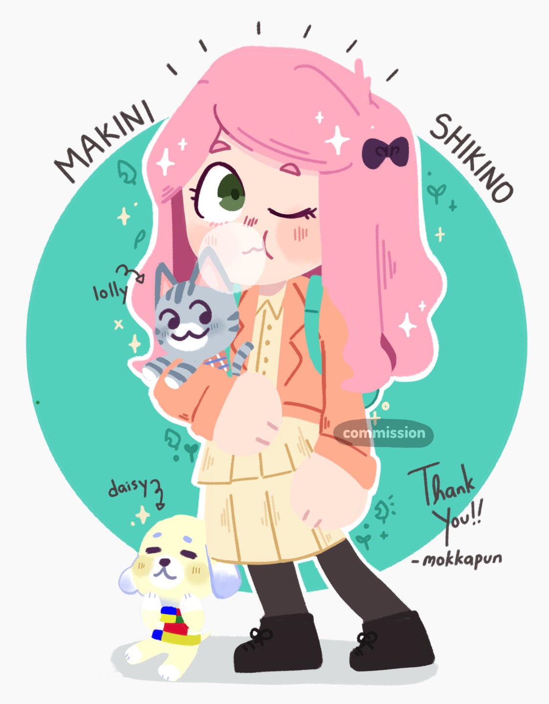 Chibi Commission / Acnh, Animal Crossing, Anime, Pet / Digital Full ...