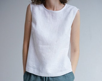 Linen Tank Top | Etsy