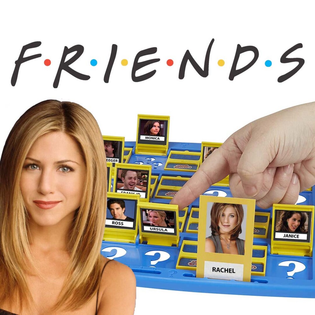 Friends Guess Who Game | INSTANT DOWLOAD | Customized Digital Print and ...