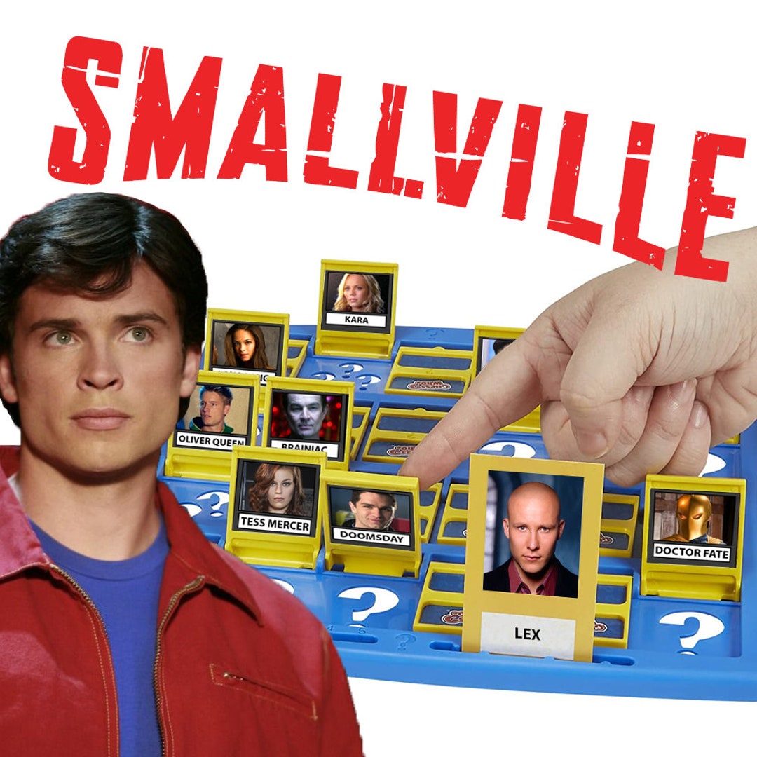 Smallville Guess Who Game | INSTANT DOWLOAD | Customized Digital Print ...