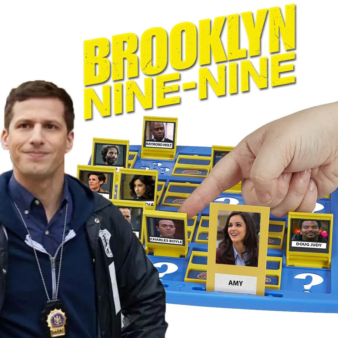 Brooklyn 99 Guess Who Game INSTANT DOWLOAD Customized Digital Print and Play DIY Game Night ...
