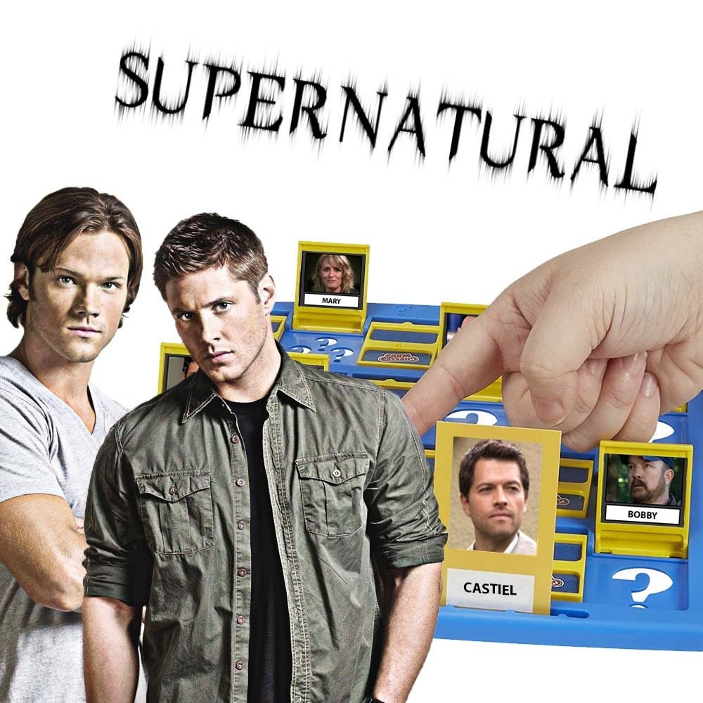 Supernatural Guess Who Game | DIY Printable Edition (instant Download ...