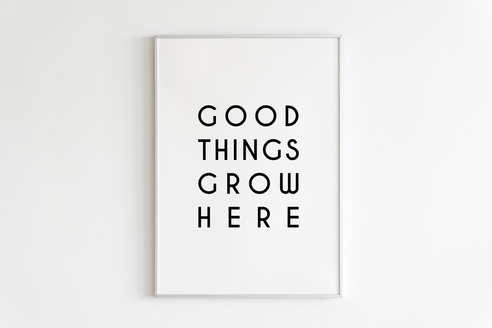 Good Things Grow Here Printable Poster, Plant Lover Print ...