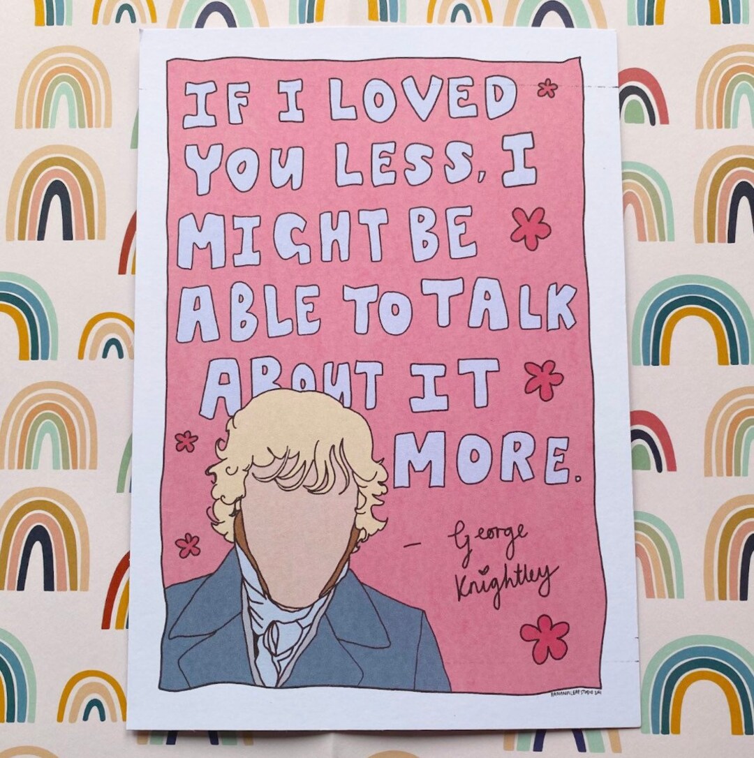 Mr Knightley A5 Print Emma, Jane Austen - Etsy Österreich