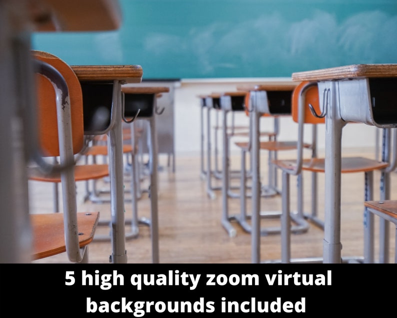 Classroom virtual background for zoom - chartasse