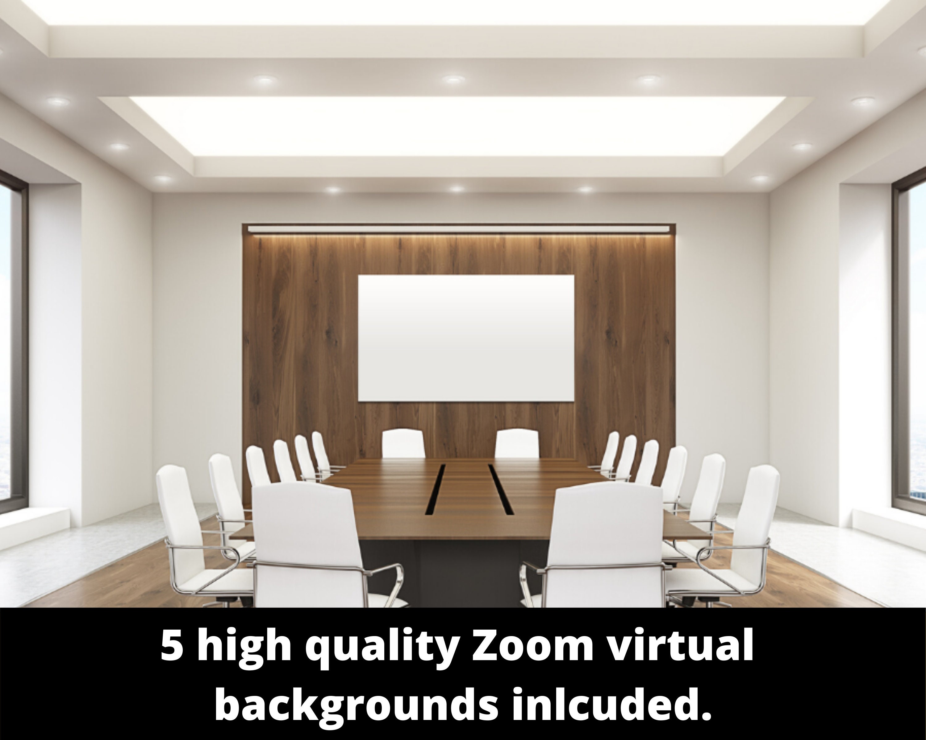 Zoom Virtual Backgrounds Conference Room - Etsy Australia