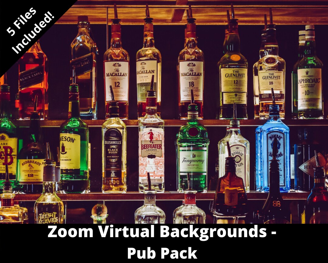 Zoom Virtual Backgrounds Pub Pack - Etsy Ireland