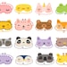 Sleeping Mask Clipart Nap Clipart Sleepover Party Clipart Pajama Party ...