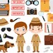 Detective Clipart Private Investigator Graphics Spy Clipart - Etsy