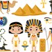 Egypt Clip Art Ancient Egypt Clipart Travel Clipart Egyptian | Etsy