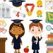 Graduation Clip Art School Clipart Graduation Graphics Grad Clipart End ...