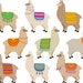 Llama Clip Art Llama Clipart Alpaca Clipart Cute Llamas Clip Art Llama ...