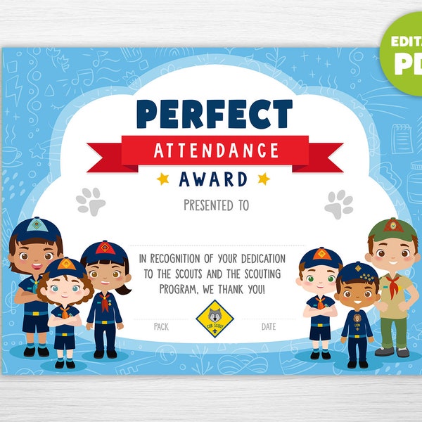 Cub Scout Printables - Etsy