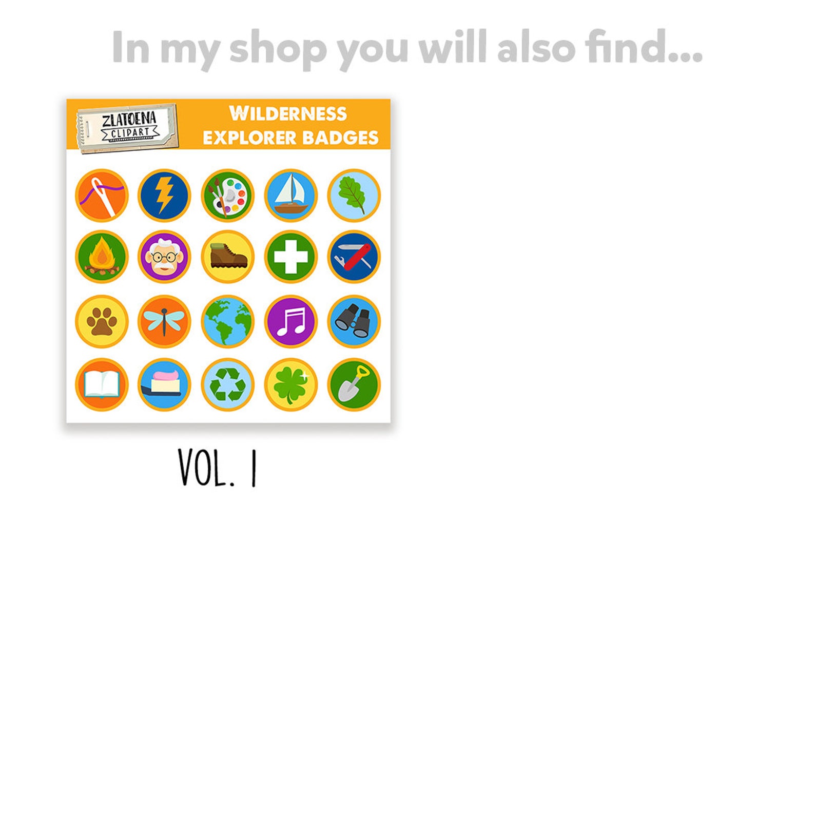 Scout Badges Clipart Scout Clipart Wilderness Explorer Badges - Etsy Canada