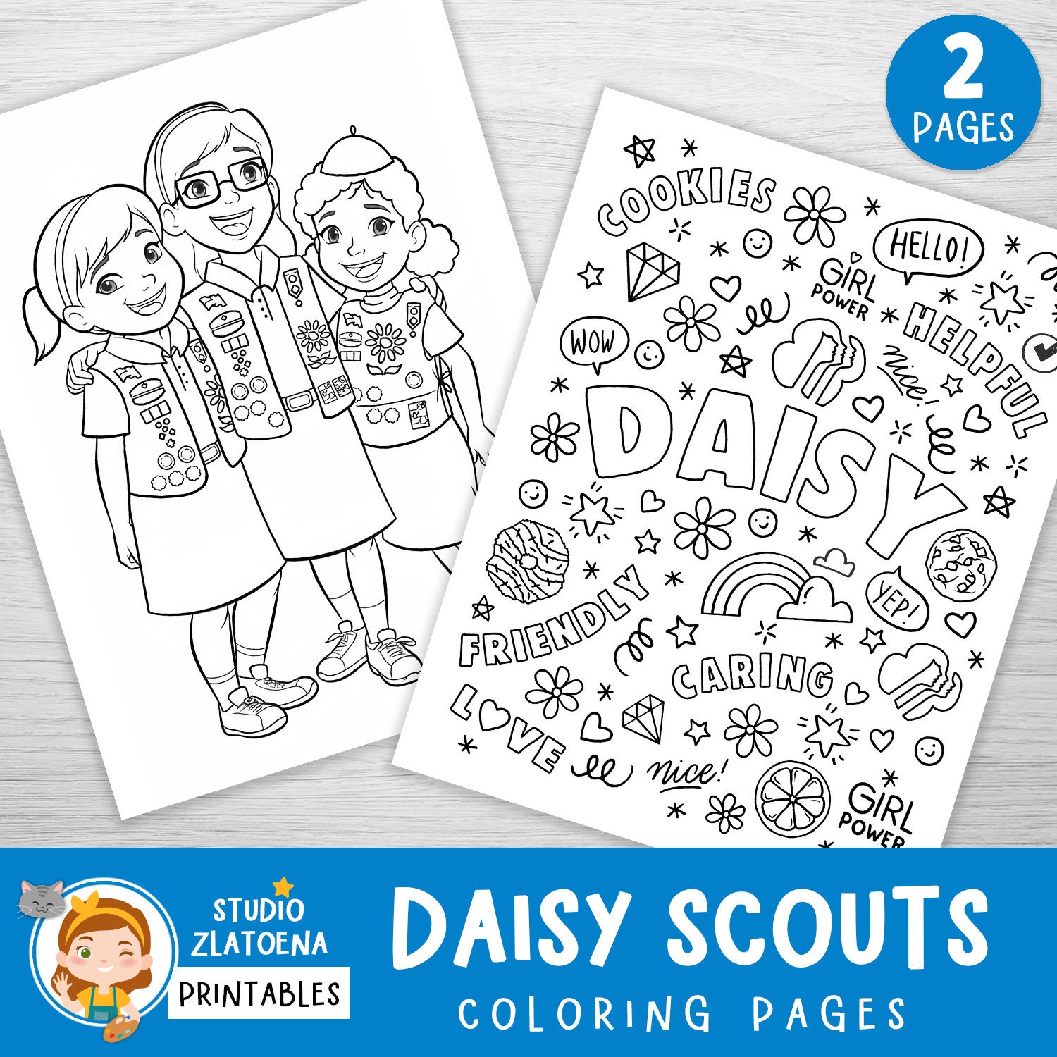 Daisy Girl Scout Activity Sheets