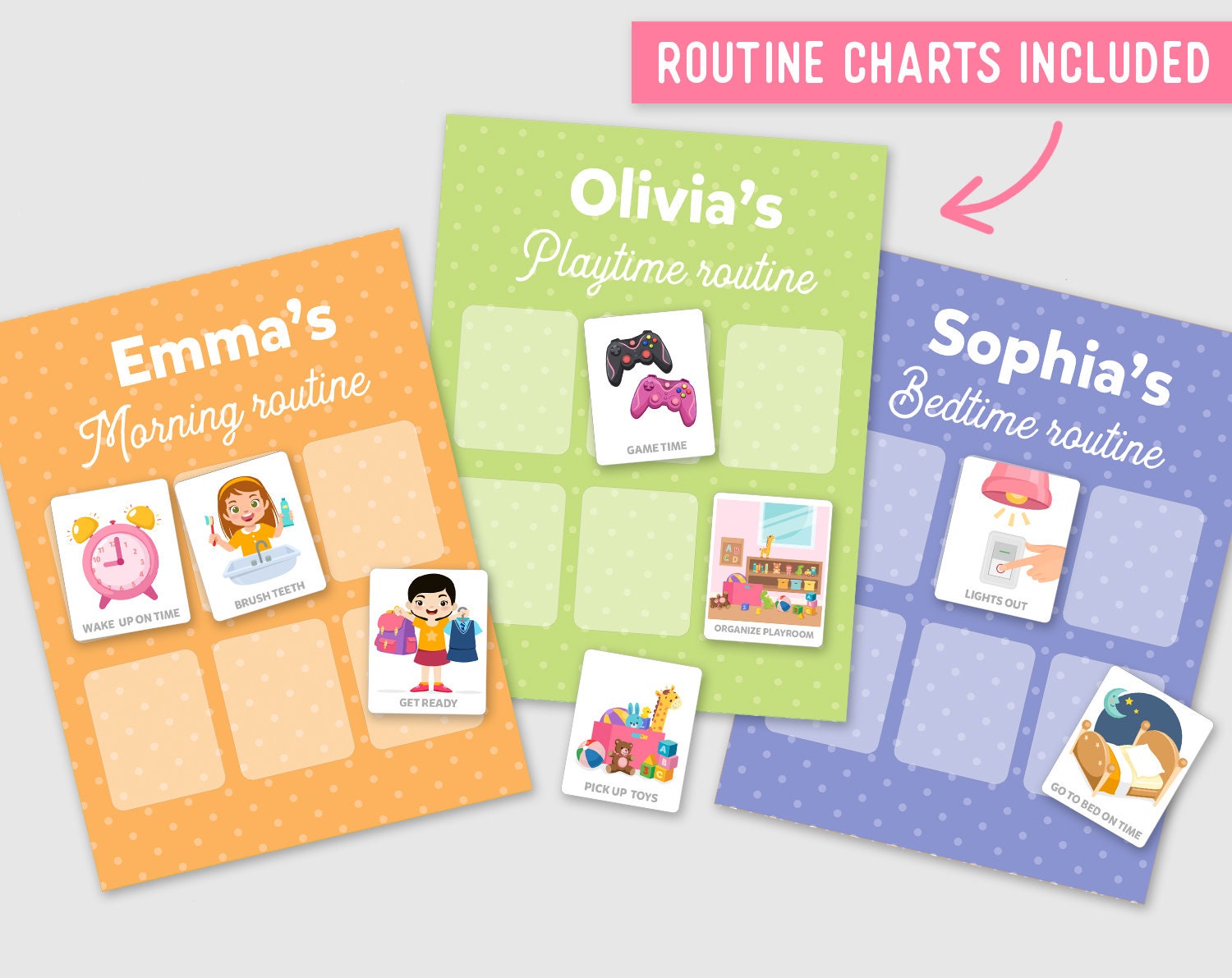 Kids Chore Chart Editable Routine Cards Kids Reward Chart - Etsy Australia