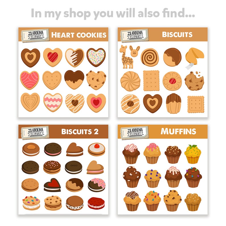 Milk & Cookies Clipart Set Cookie Clip Art Milk Clipart - Etsy Canada