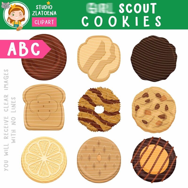Cookies Clip Art - Etsy