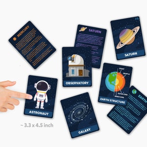 Solar System Flashcards Planets Flashcards Printable Planets Flash ...