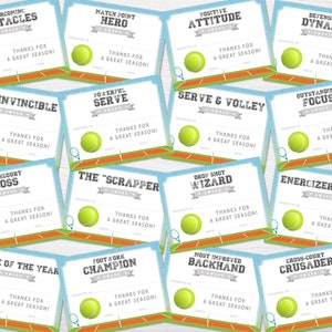 Editable Tennis Award Certificates, Tennis Award Ceremony Certificates ...