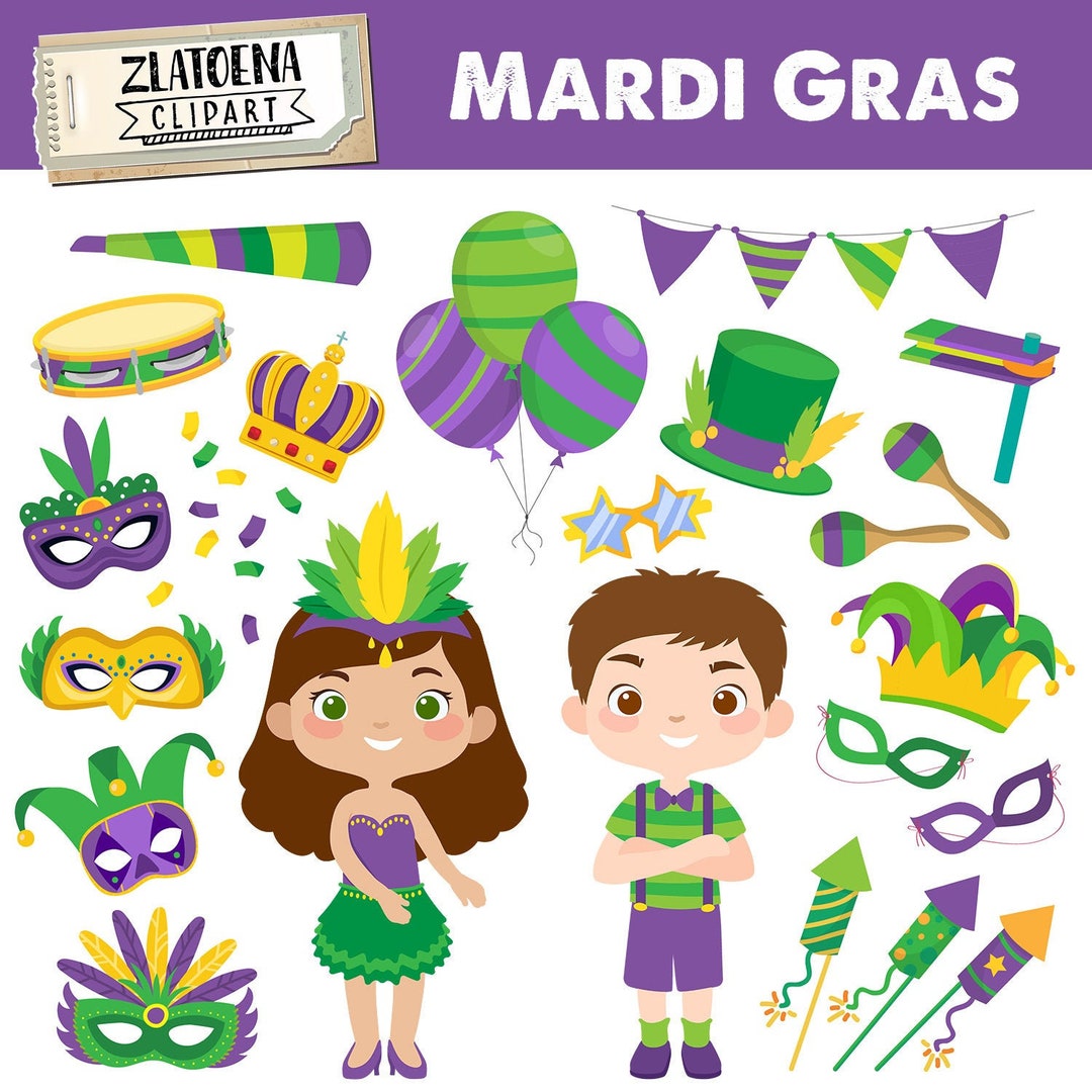Mardi Gras Clipart Mardi Gras Festival Clipart Carnaval Clipart Mardi ...