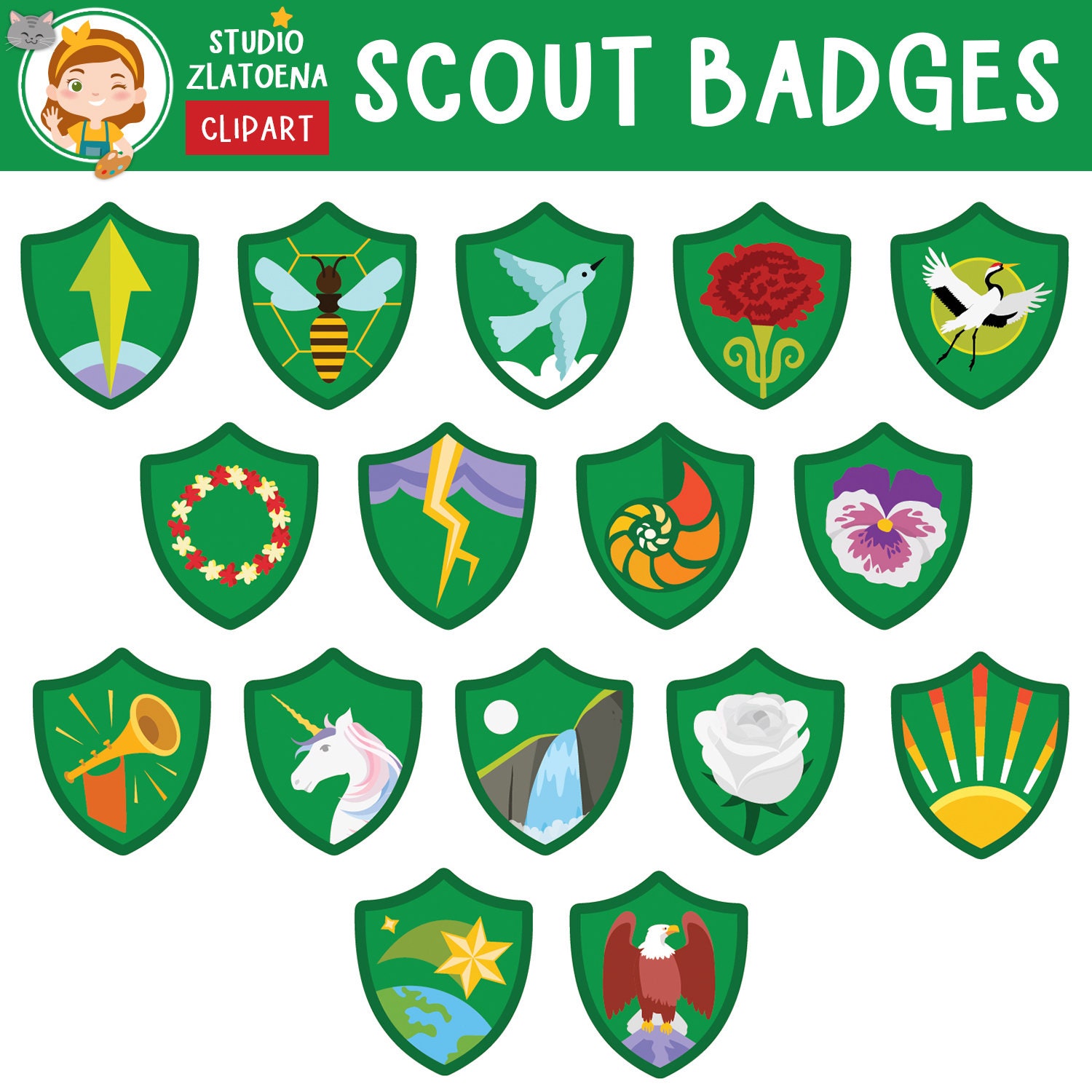 Eagle Scout Emblem Clip Art