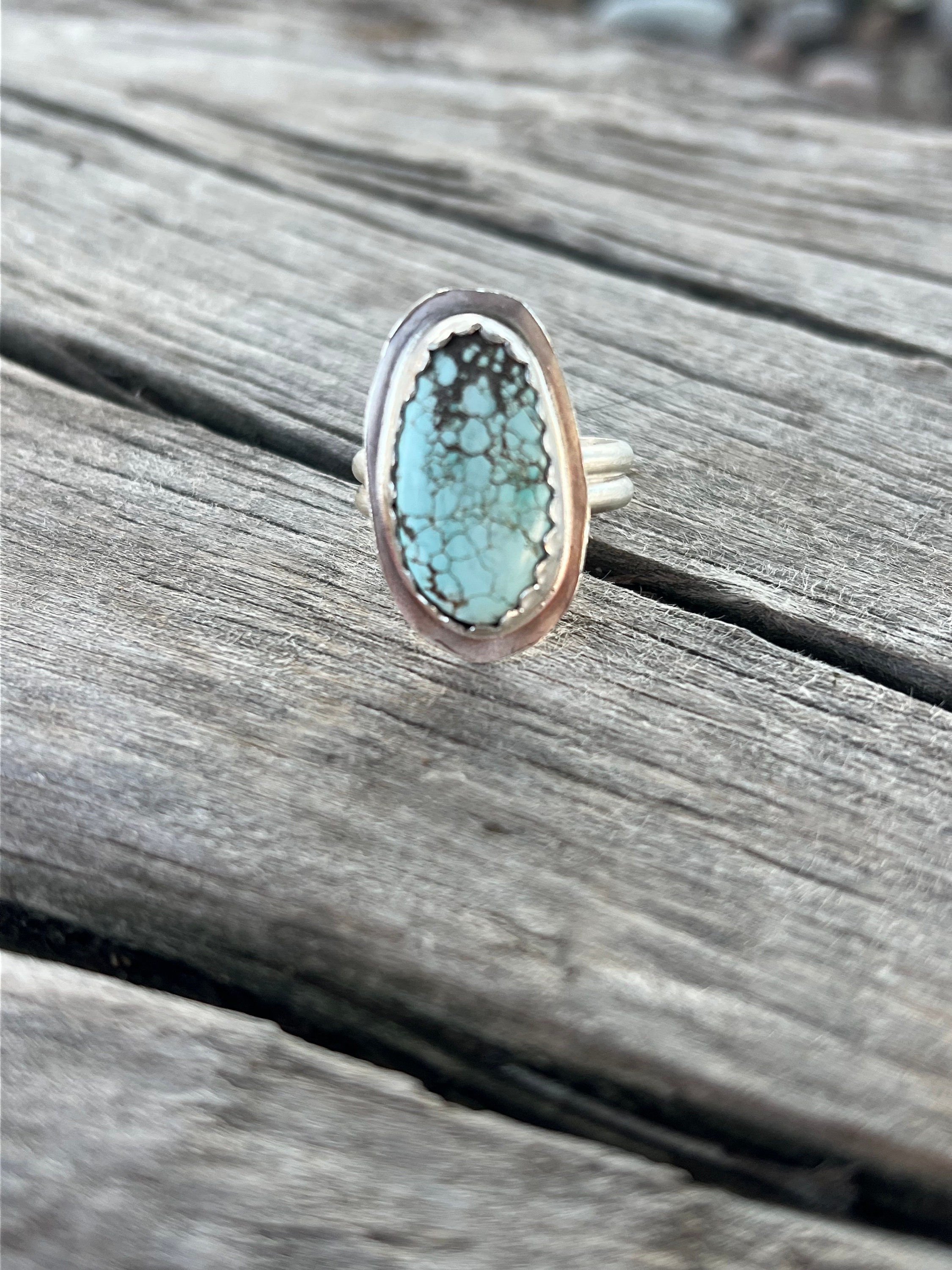 Natural Turquoise Ring - Etsy