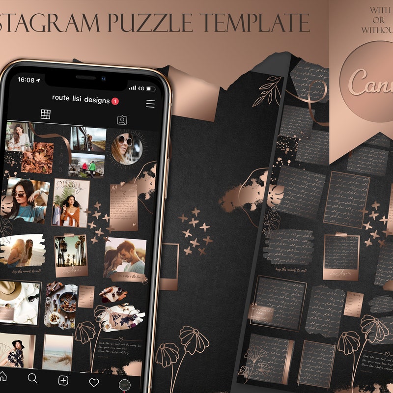 Puzzle Instagram Template - Etsy
