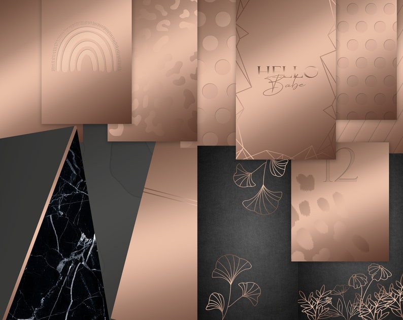 15 Roségold Wallpaper & Backgrounds Iphone Android - Etsy.de