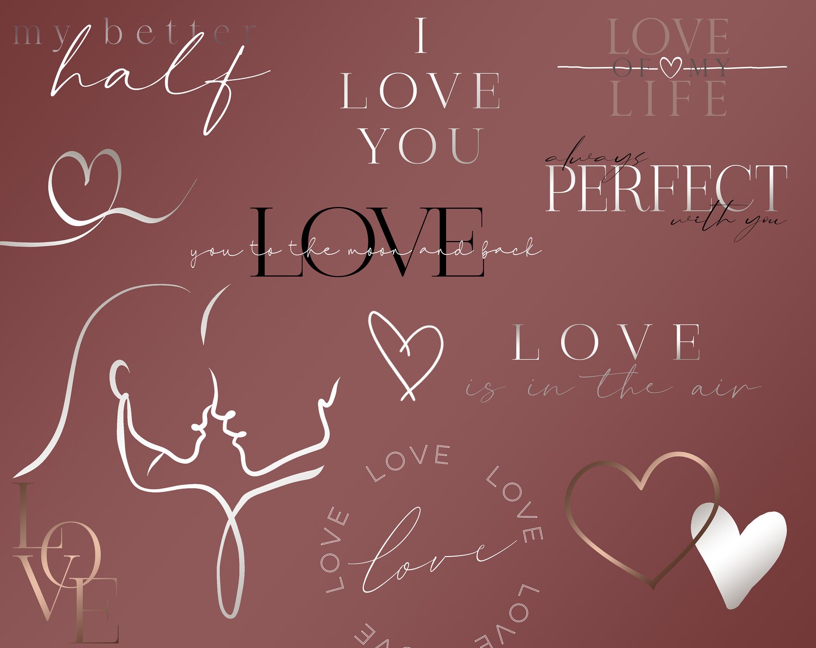 150 Instagram Sticker Love Couple Instagram Story Sticker | Etsy