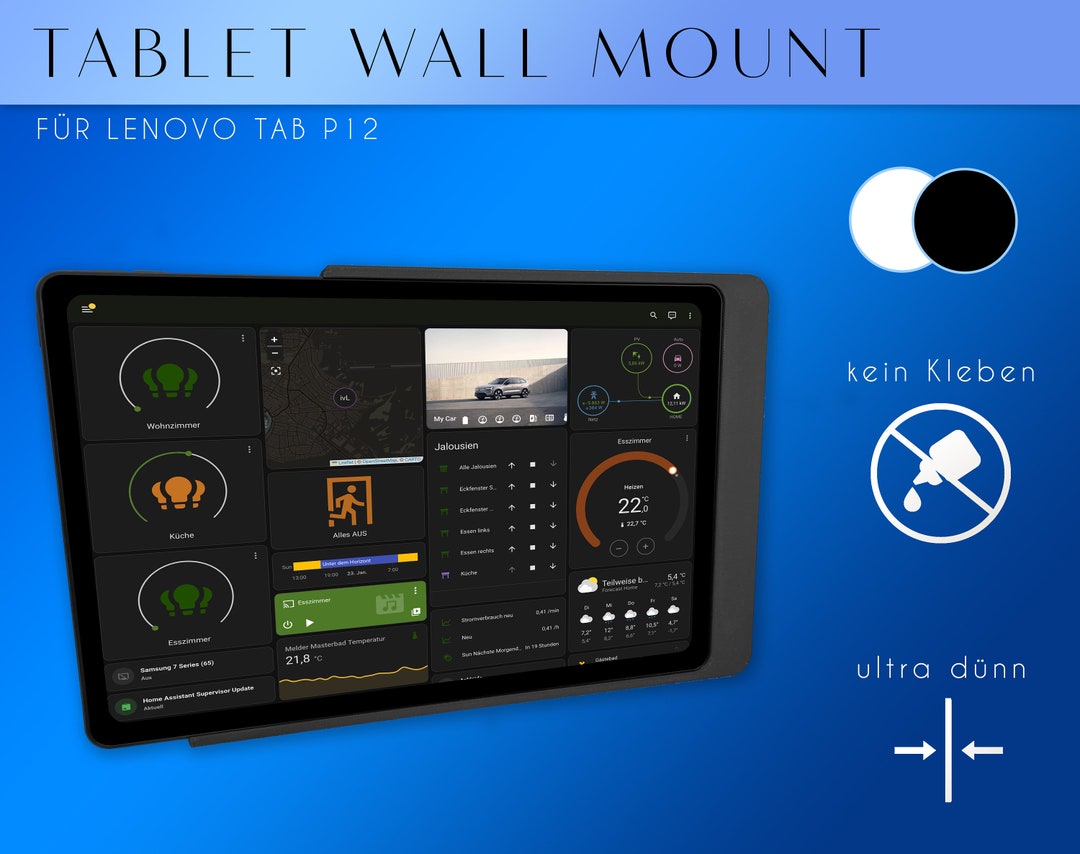 Lenovo Tab P12 Wall Mount Design Wall Mount Tablet Wall Mount, Smart ...