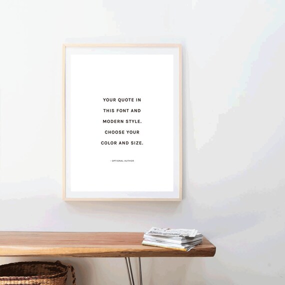 Custom Printable Quotes