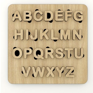 Alphabet Puzzle, ABC Puzzle for Kids Children, Vector - Svg / Pdf / Eps ...