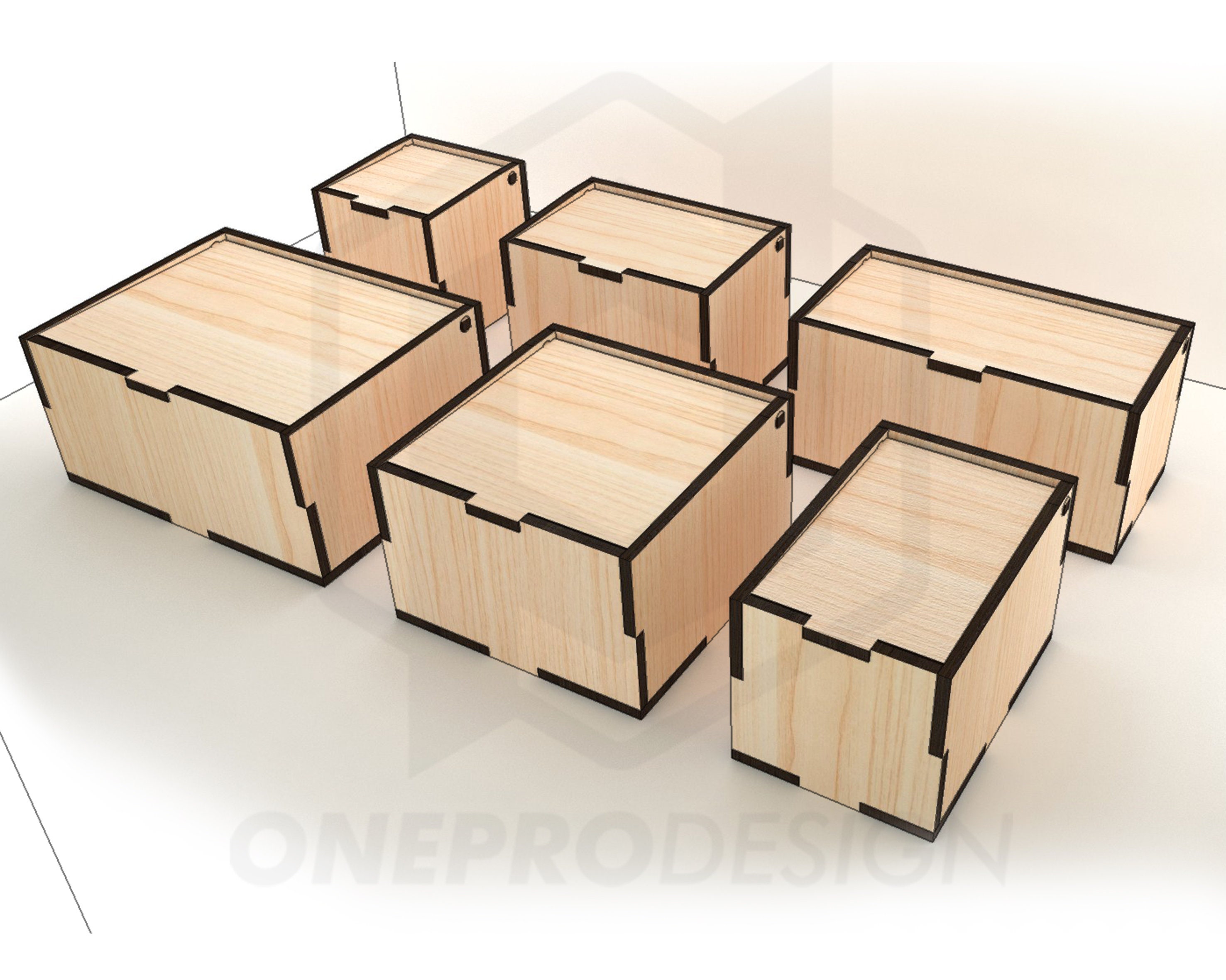 Boxes With Flip Lid 6 Different Size 10cm Height for - Etsy