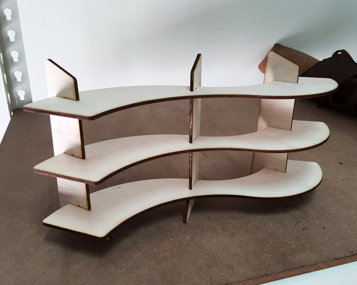 Mini Shelf Wood - Svg / Pdf / Eps / Dxf- Laser Cut File / Glowforge ...
