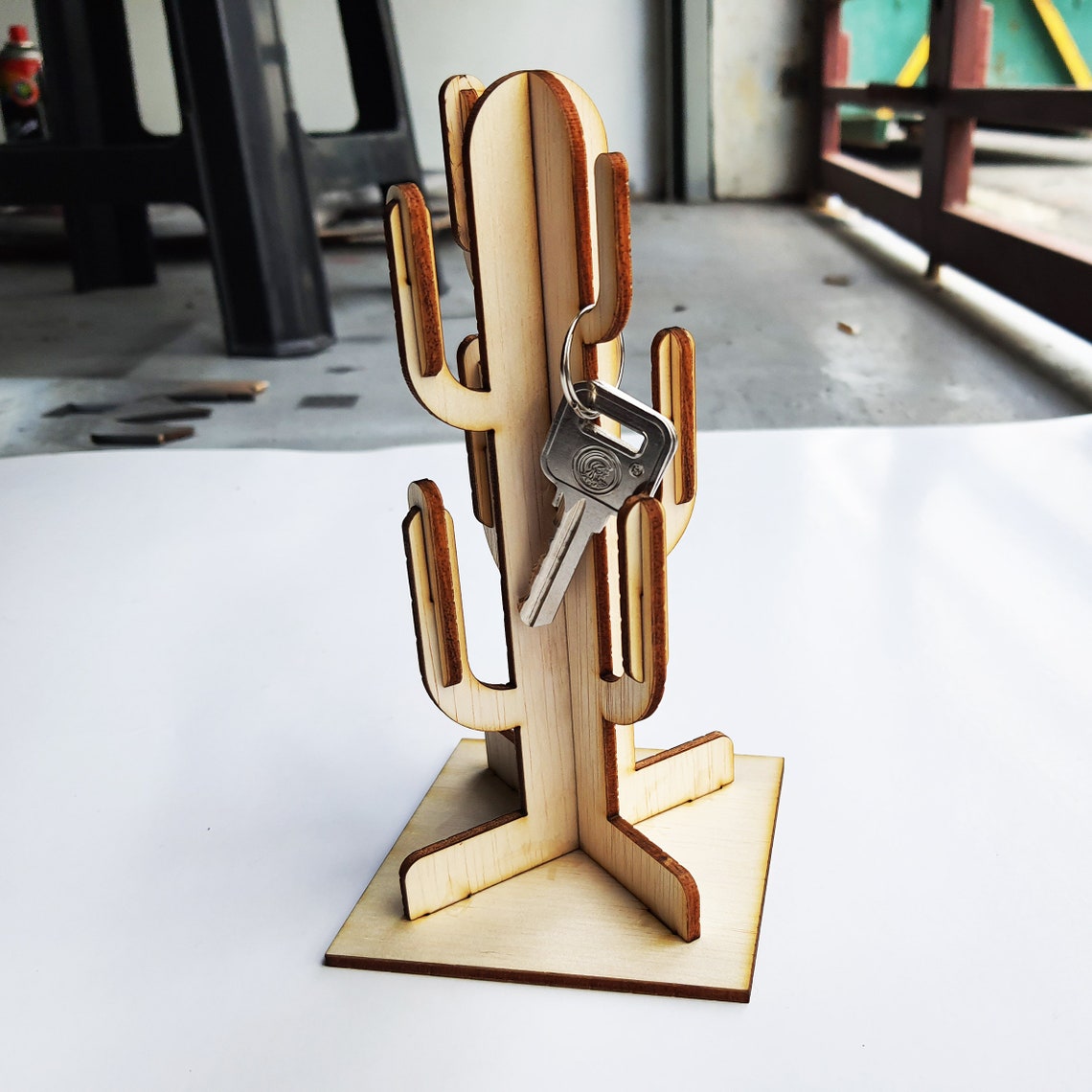 Wooden Cactus Keyholder Svg / Pdf / Eps / Dxf Laser Cut File - Etsy