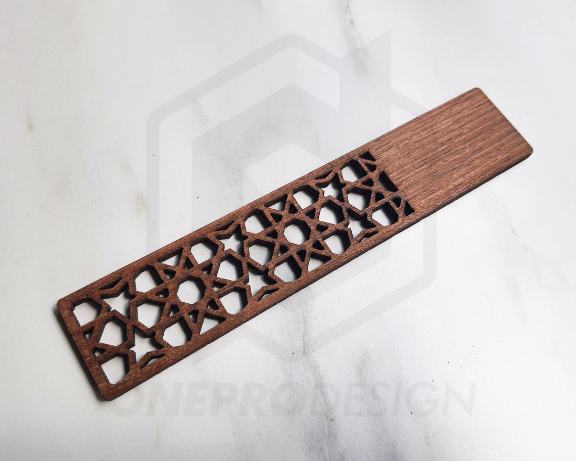 Bookmarks Geometric Pattern, 5 Designs - Svg / Pdf / Eps / Dxf Laser ...