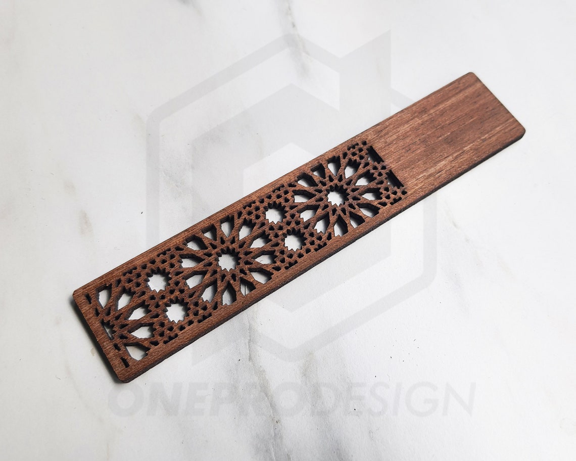 Bookmarks Geometric Pattern, 5 Designs - Svg / Pdf / Eps / Dxf Laser ...