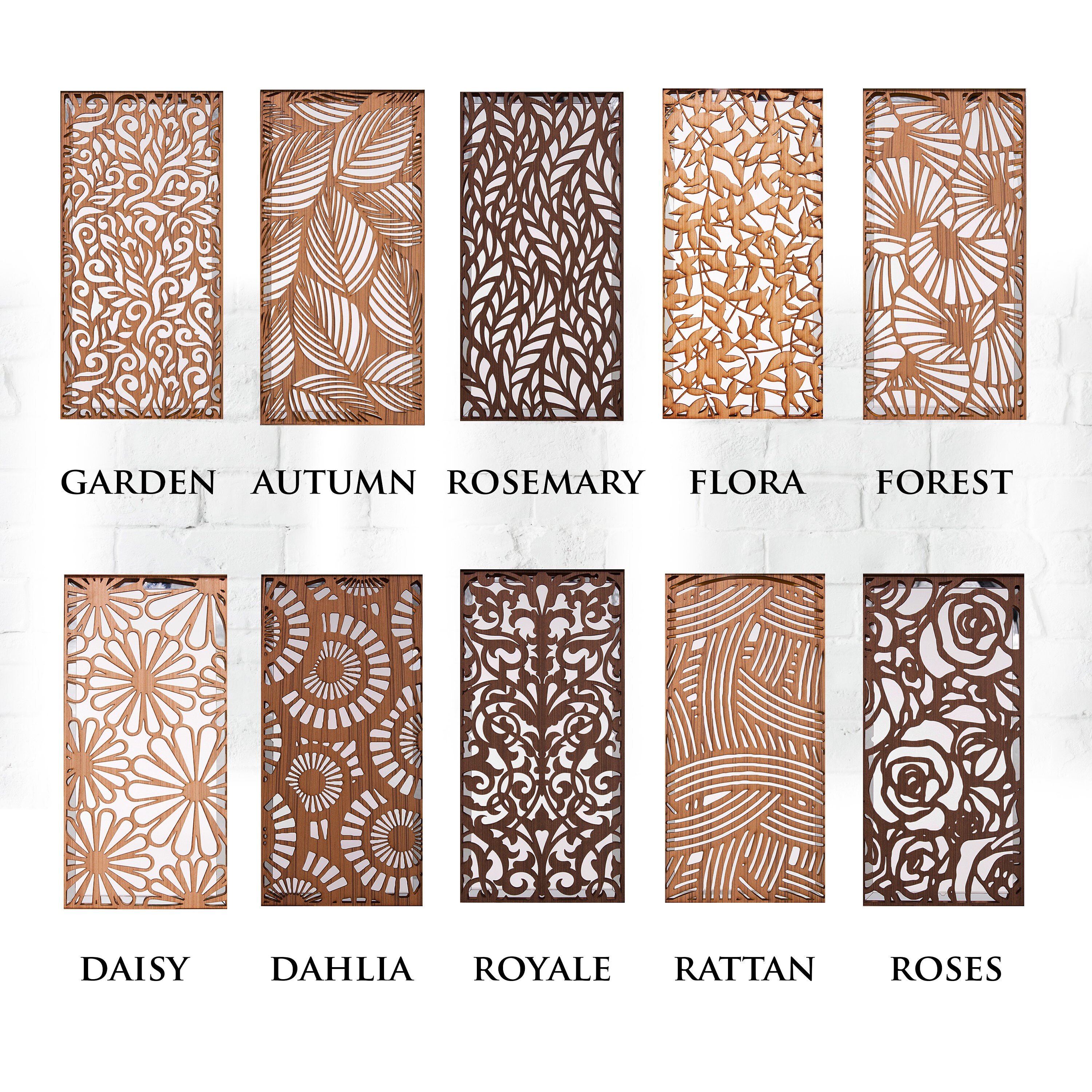 Wall Decor 10 Design 60cm X 30cm Svg / Pdf / Eps / Dxf - Etsy