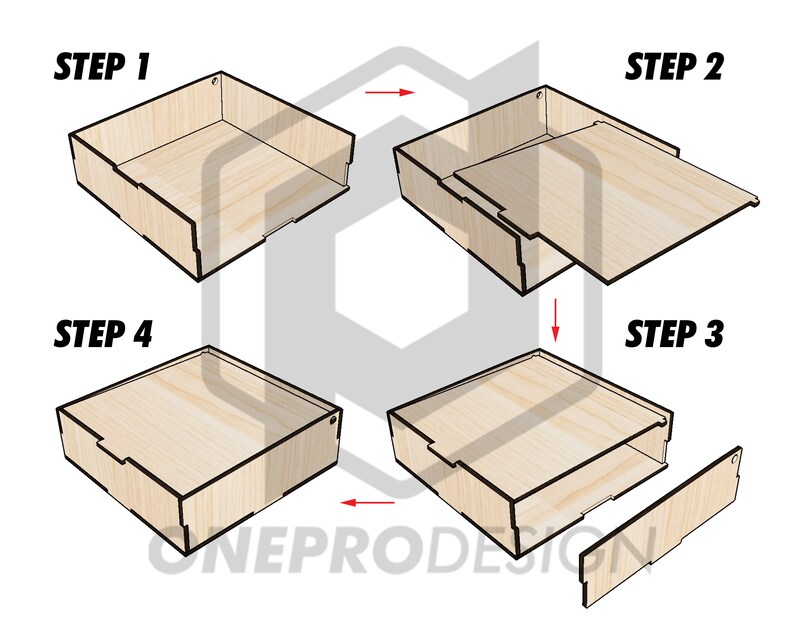 Boxes With Flip Lid 6 Different Size 10cm Height for - Etsy