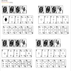 Card Games/poker Card - Svg / Pdf / Eps / Dxf Laser Cut File - Instant ...