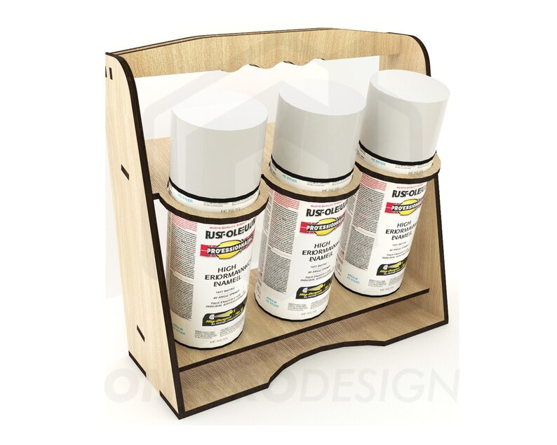 Spray Can/paint Holder Svg / Pdf / Eps / Dxf Laser Cut File / - Etsy