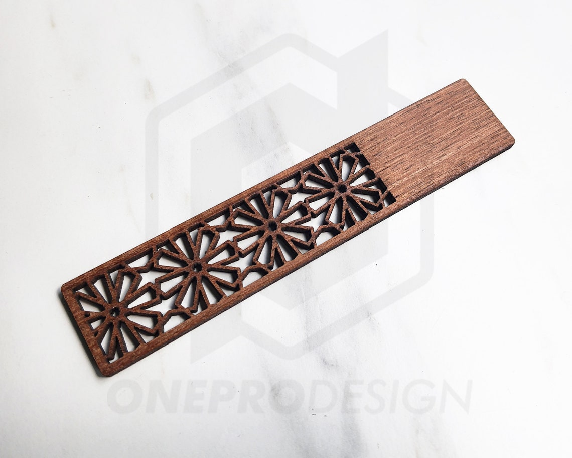 Bookmarks Geometric Pattern, 5 Designs - Svg / Pdf / Eps / Dxf Laser ...
