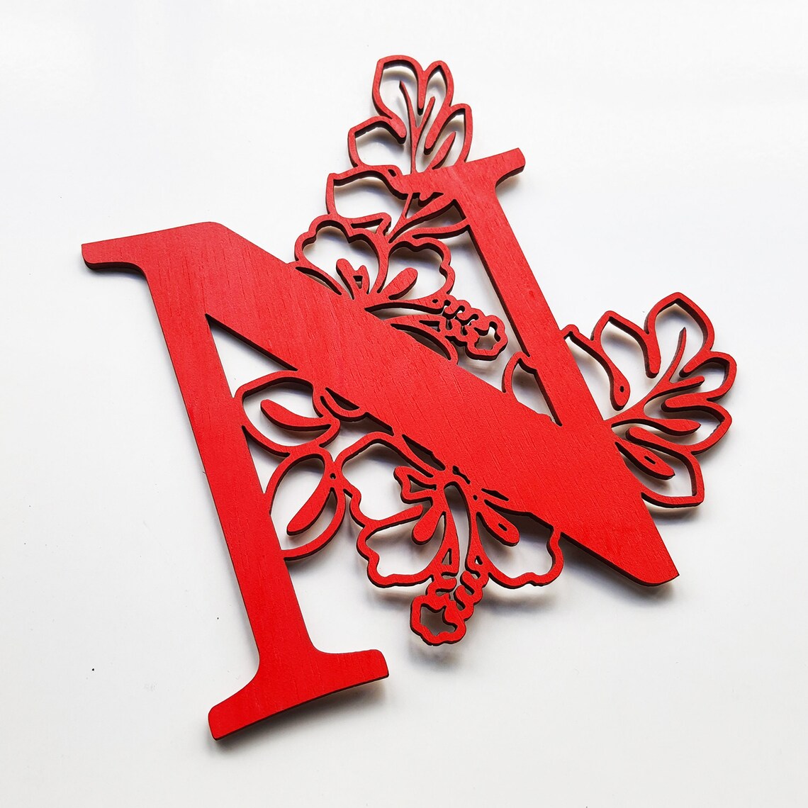 Full Alphabet Monogram, Hibiscus Flower Design 26 Letters - Svg / Pdf ...