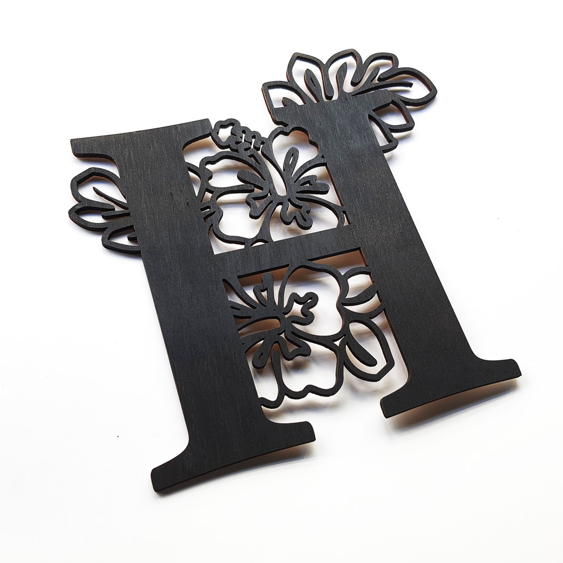 Full Alphabet Monogram Hibiscus Flower Design 26 Letters | Etsy