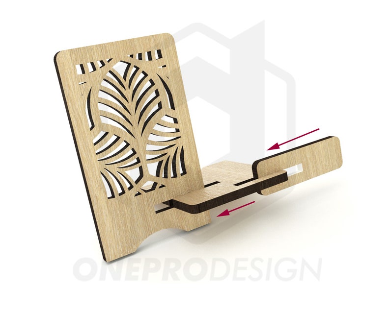 Phone Stand 5 Different Leaf Design for 1/8 and - Etsy