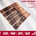 Display Shelf 20 Slots, File for 1/8 Wood Svg / Pdf / Eps / Dxf Laser ...