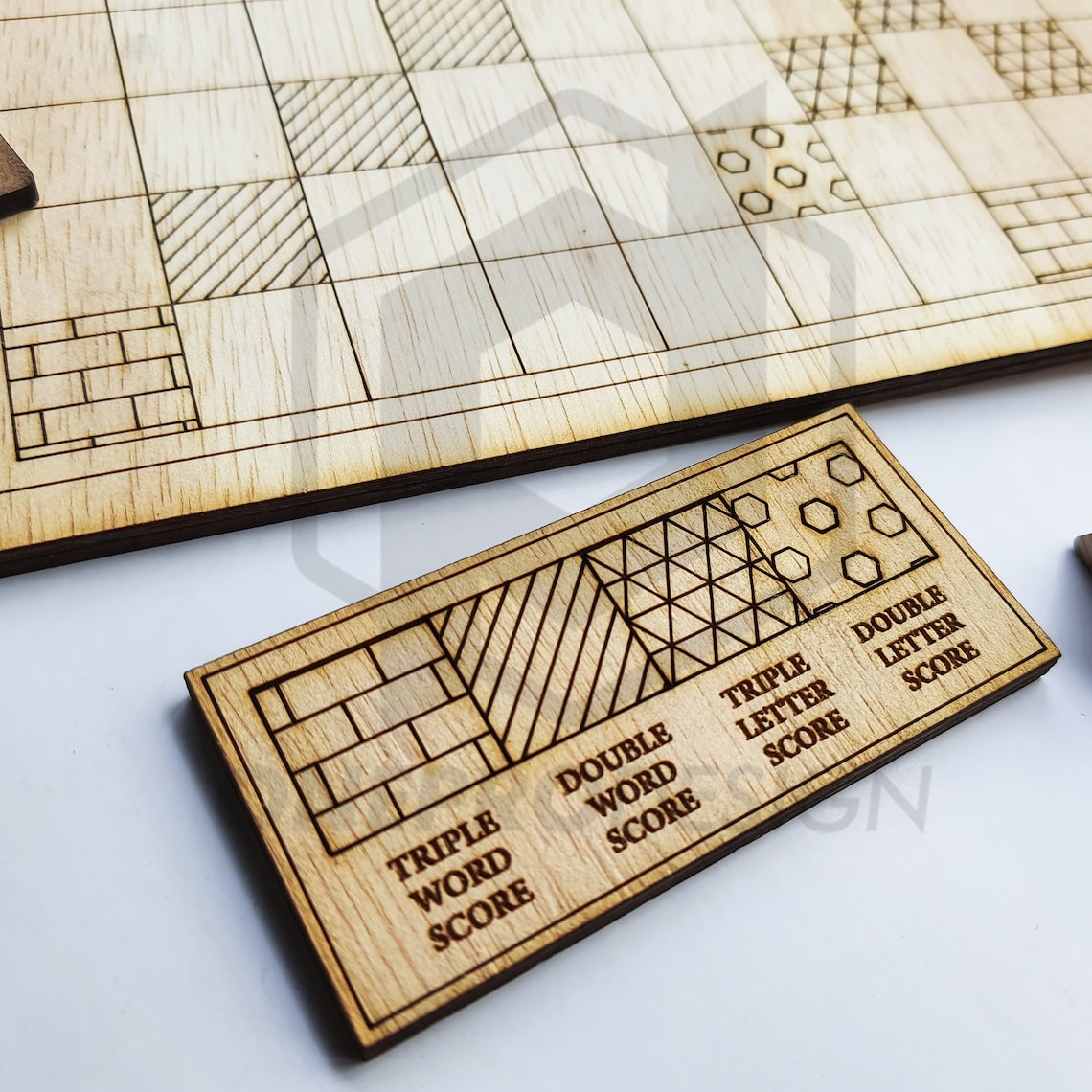 Scrabble Board Game - Svg / Pdf / Eps / Dxf Laser Cut File - Instant ...