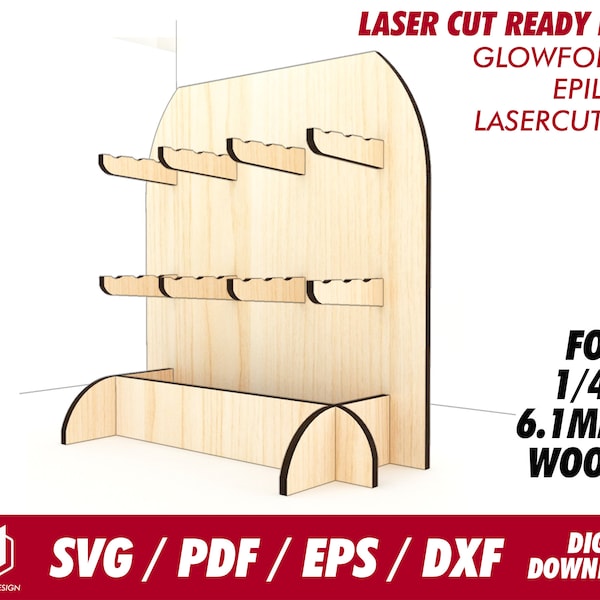 Laser Cut Keychain Stand - Etsy